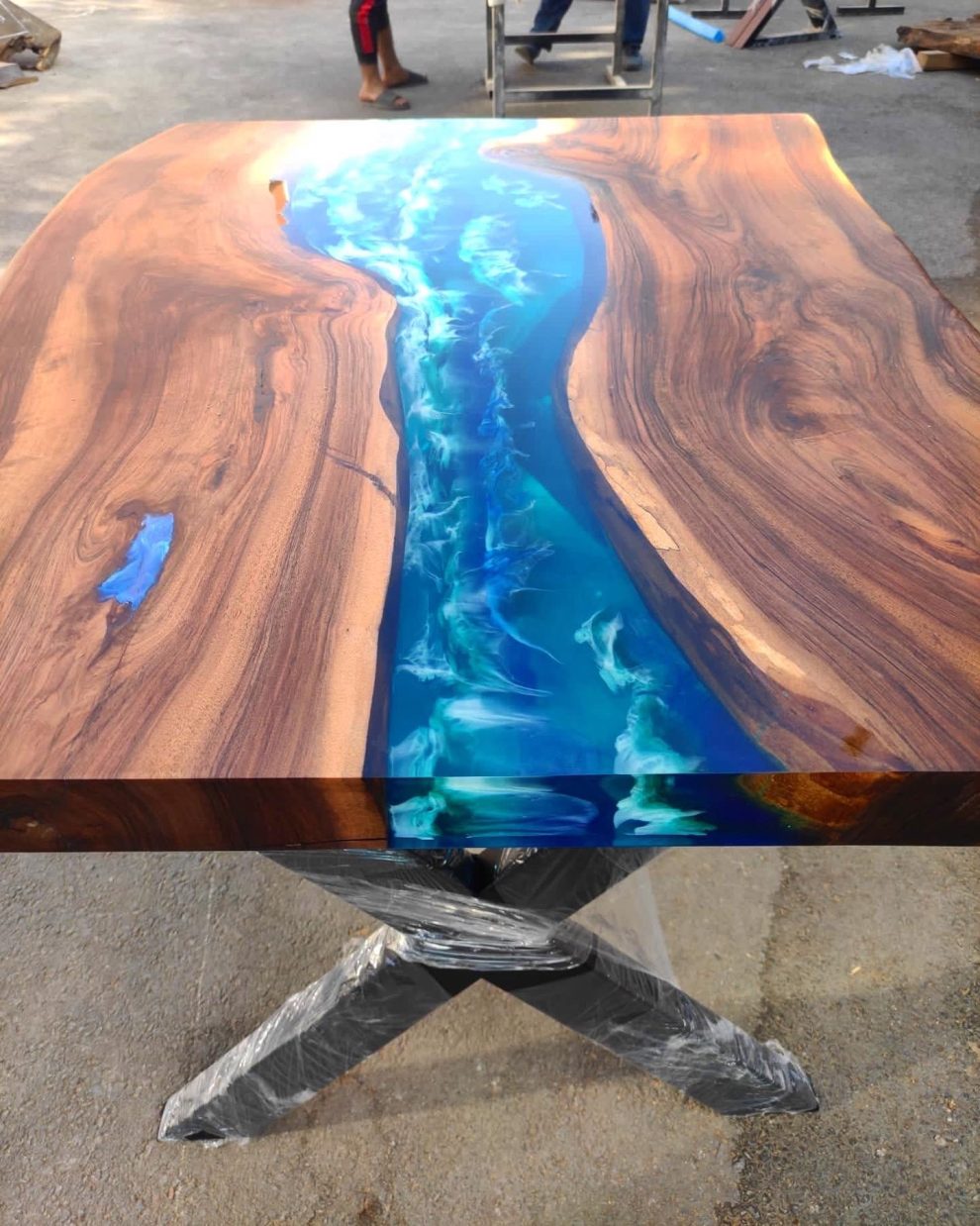 Table chakra - Table resine epoxy